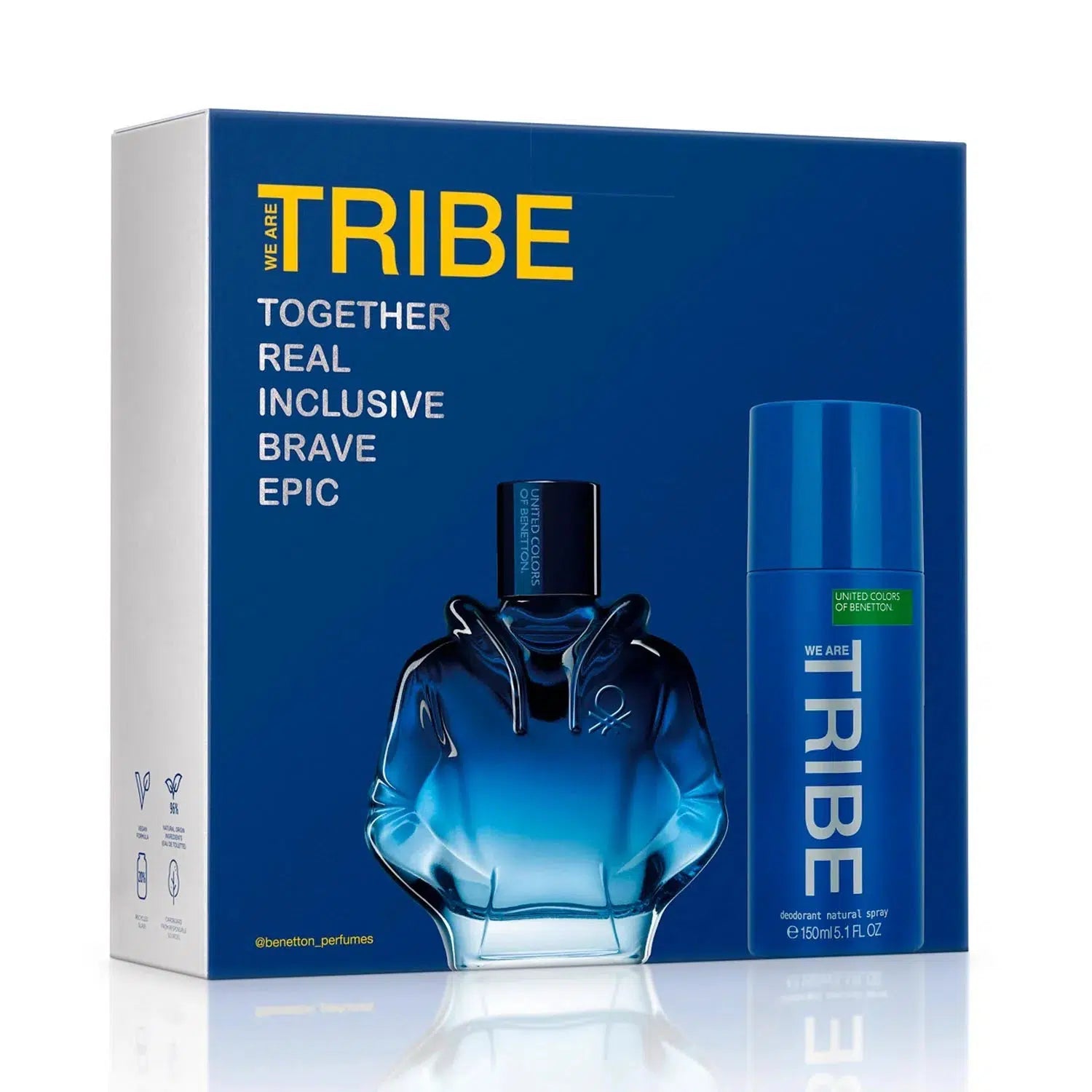 Buy Benetton We Are Tribe 2-Piece Gift Set for Men EDT for